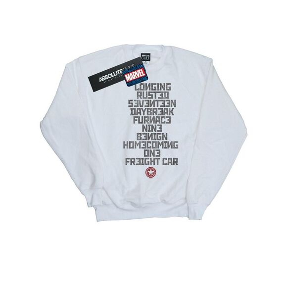 Marvel | Sweaters | Marvel Mens Winter Soldier Trigger Words Sweatshirt ...